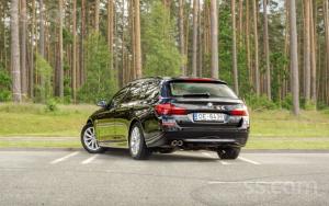 Black BMW 520 2014 in Riga, with an engine capacity of 2.00 L and mileage of 280 thousand km for 10190 €, photo 8 on AUTOMOTO.COM.LV