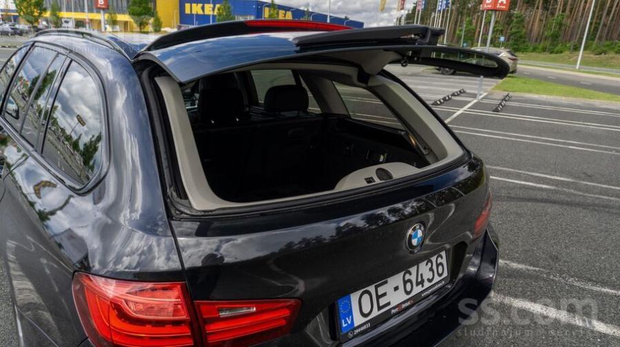 Black BMW 520 2014 in Riga, with an engine capacity of 2.00 L and mileage of 280 thousand km for 10190 €, photo 34 on AUTOMOTO.COM.LV