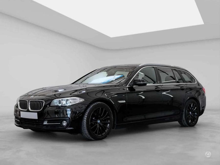 Melns BMW 520 2014 Kauņa, ar dzinēja tilpumu 2.00 L un nobraukumu 352 tūkst. km par 9990 €, foto 1 vietnē AUTOMOTO.COM.LV