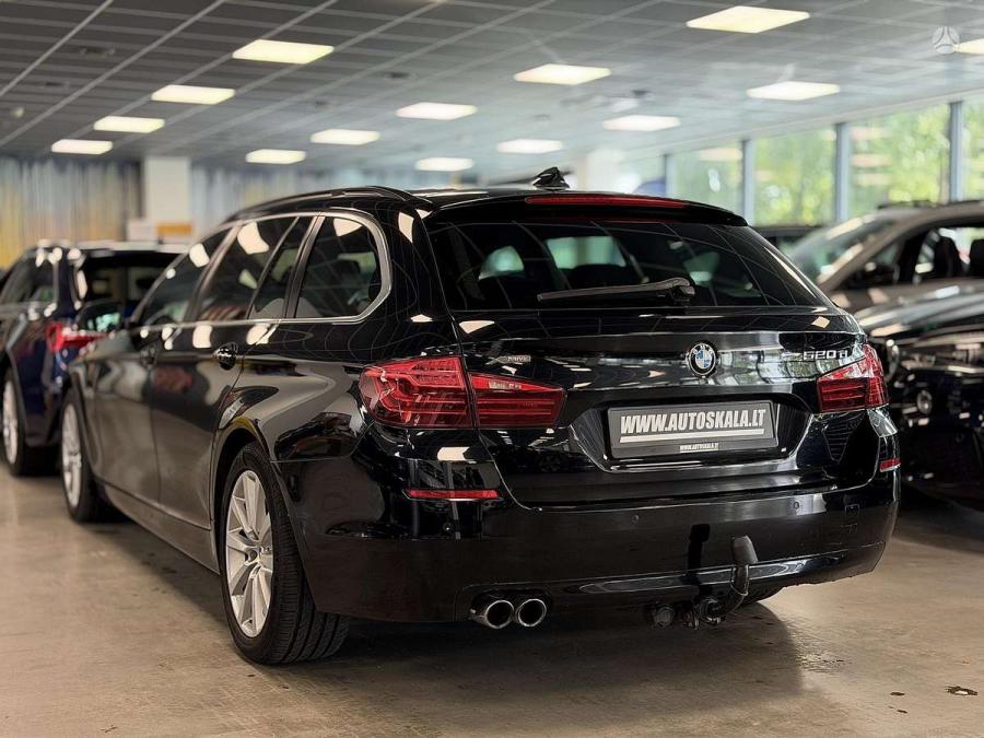 Melns BMW 520 2014 Klaipėda, ar dzinēja tilpumu 2.00 L un nobraukumu 306 tūkst. km par 10900 €, foto 6 vietnē AUTOMOTO.COM.LV