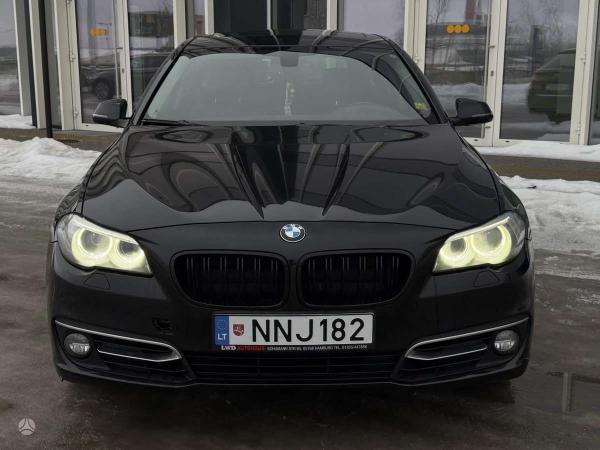 Black BMW 520 2014 in Vilnius, with an engine capacity of 2.00 L and mileage of 276 thousand km for 6900 €, photo 3 on AUTOMOTO.COM.LV