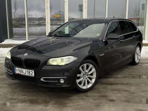 Black BMW 520 2014 in Vilnius, with an engine capacity of 2.00 L and mileage of 276 thousand km for 6900 €, photo 4 on AUTOMOTO.COM.LV