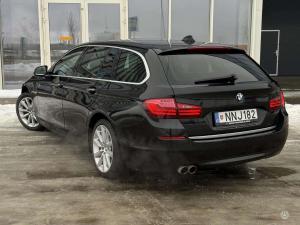 Black BMW 520 2014 in Vilnius, with an engine capacity of 2.00 L and mileage of 276 thousand km for 6900 €, photo 5 on AUTOMOTO.COM.LV