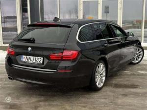 Black BMW 520 2014 in Vilnius, with an engine capacity of 2.00 L and mileage of 276 thousand km for 6900 €, photo 7 on AUTOMOTO.COM.LV