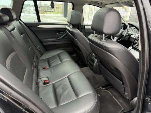 Black BMW 520 2014 in Vilnius, with an engine capacity of 2.00 L and mileage of 276 thousand km for 6900 €, photo 11 on AUTOMOTO.COM.LV