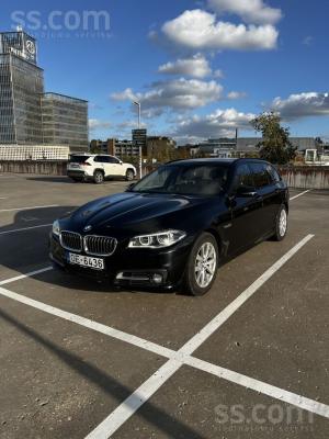BMW 520 2014 Rīga vietnē Melns BMW 520 2014 Rīga, ar dzinēja tilpumu 2.00 L un nobraukumu 280 tūkst. km par 9995 €, foto 1 vietnē AUTOMOTO.COM.LV