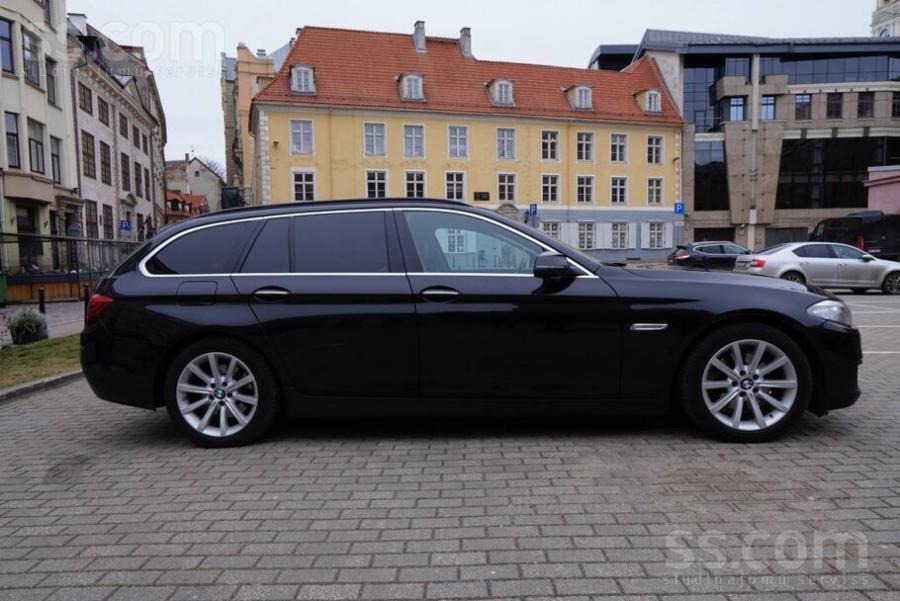 Black BMW 520 2015 in Riga, with an engine capacity of 2.00 L and mileage of 285 thousand km for 10500 €, photo 3 on AUTOMOTO.COM.LV