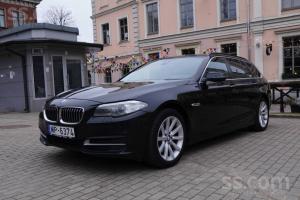 Black BMW 520 2015 in Riga, with an engine capacity of 2.00 L and mileage of 285 thousand km for 10500 €, photo 8 on AUTOMOTO.COM.LV