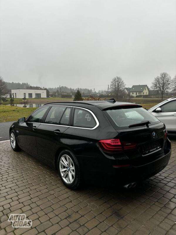 Black BMW 520 2015 in Kaunas, with an engine capacity of 2.00 L and mileage of 301 thousand km for 7300 €, photo 6 on AUTOMOTO.COM.LV