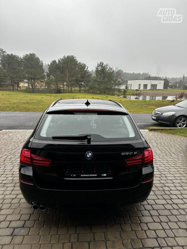 Black BMW 520 2015 in Kaunas, with an engine capacity of 2.00 L and mileage of 301 thousand km for 7300 €, photo 7 on AUTOMOTO.COM.LV