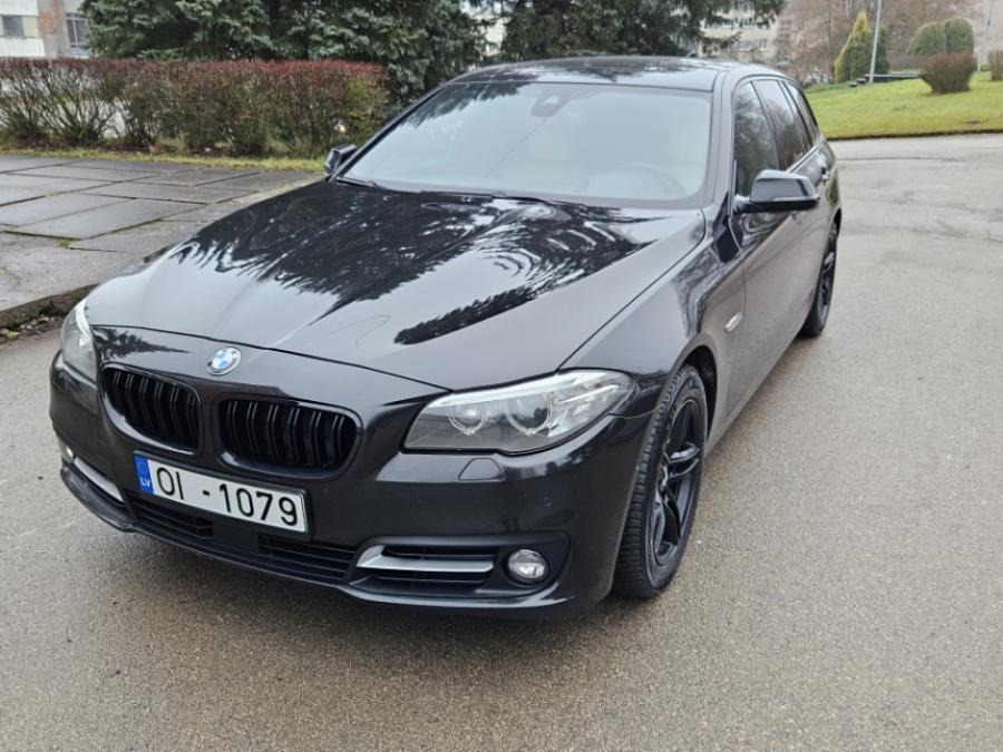 Melns BMW 520 2015 Jēkabpils, ar dzinēja tilpumu 2.00 L un nobraukumu 315 tūkst. km par 11890 €, foto 1 vietnē AUTOMOTO.COM.LV