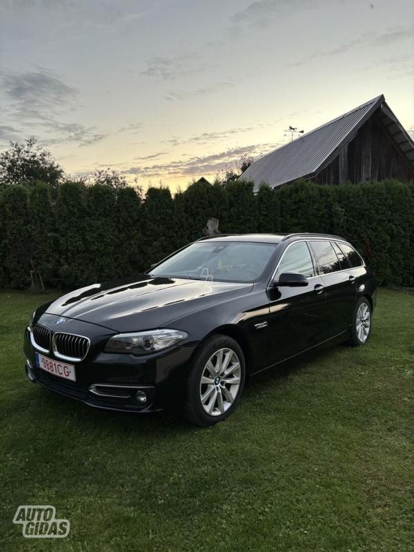 Black BMW 520 2015 in Vilnius, with an engine capacity of 2.00 L and mileage of 226 thousand km for 13000 €, photo 1 on AUTOMOTO.COM.LV