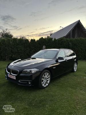 Melns BMW 520 2015 Viļņa, ar dzinēja tilpumu 2.00 L un nobraukumu 226 tūkst. km par 13000 €, foto  vietnē AUTOMOTO.COM.LV
