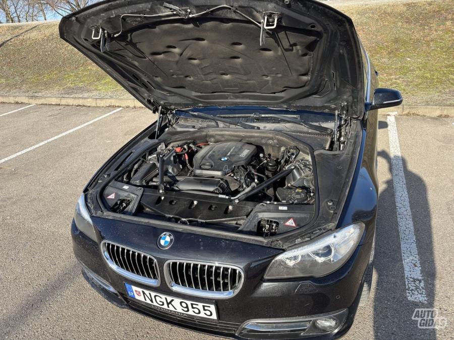 Melns BMW 520 2015 Viļņa, ar dzinēja tilpumu 2.00 L un nobraukumu 226 tūkst. km par 13000 €, foto 5 vietnē AUTOMOTO.COM.LV