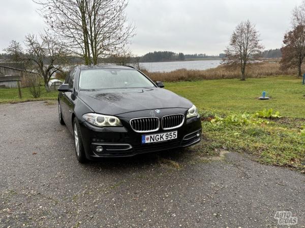 Black BMW 520 2015 in Vilnius, with an engine capacity of 2.00 L and mileage of 226 thousand km for 13000 €, photo 8 on AUTOMOTO.COM.LV