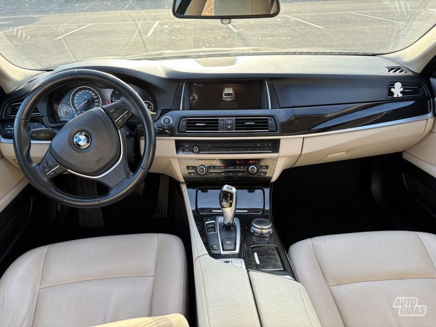 Melns BMW 520 2015 Viļņa, ar dzinēja tilpumu 2.00 L un nobraukumu 226 tūkst. km par 13000 €, foto 9 vietnē AUTOMOTO.COM.LV