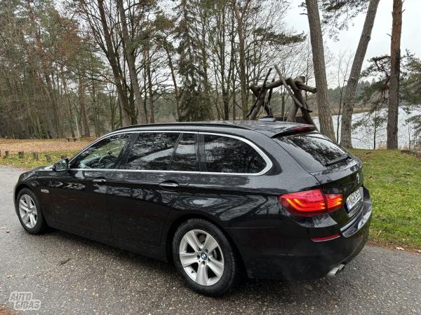 Black BMW 520 2015 in Vilnius, with an engine capacity of 2.00 L and mileage of 226 thousand km for 13000 €, photo 10 on AUTOMOTO.COM.LV