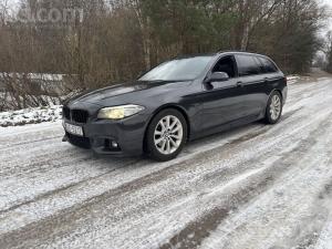 Black BMW 520 2015 in Valmiera, with an engine capacity of 2.00 L and mileage of 338 thousand km for 12000 €, photo 8 on AUTOMOTO.COM.LV