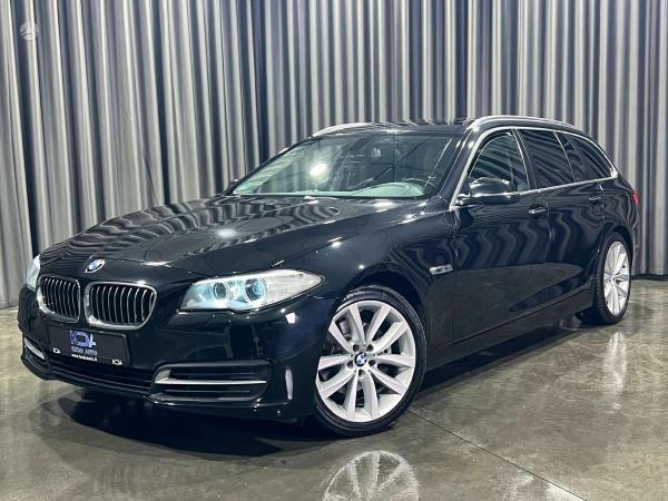 Black BMW 520 2015 in Marijampole, with an engine capacity of 2.00 L and mileage of 270 thousand km for 9250 €, photo 5 on AUTOMOTO.COM.LV