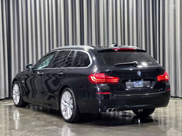 Black BMW 520 2015 in Marijampole, with an engine capacity of 2.00 L and mileage of 270 thousand km for 9250 €, photo 9 on AUTOMOTO.COM.LV