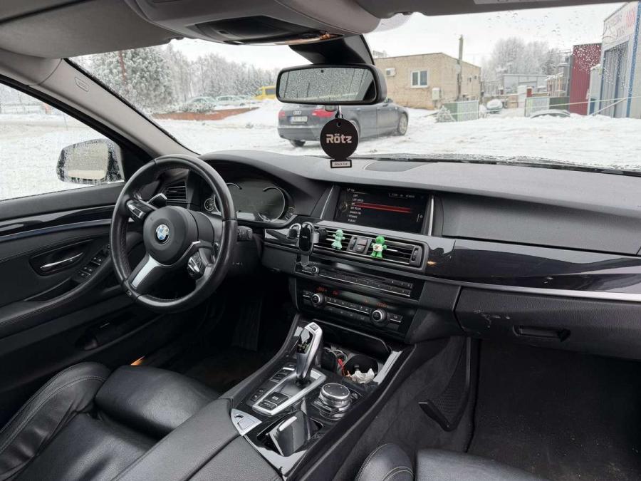 Melns BMW 520 2015 Kauņa, ar dzinēja tilpumu 2.00 L un nobraukumu 366 tūkst. km par 9000 €, foto 15 vietnē AUTOMOTO.COM.LV