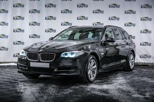 Black BMW 520 2015 in Kaunas, with an engine capacity of 2.00 L and mileage of 303 thousand km for 10990 €, photo  on AUTOMOTO.COM.LV