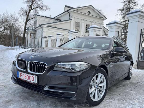 Black BMW 520 2015 in Vilnius, with an engine capacity of 2.00 L and mileage of 279 thousand km for 12222 €, photo 1 on AUTOMOTO.COM.LV