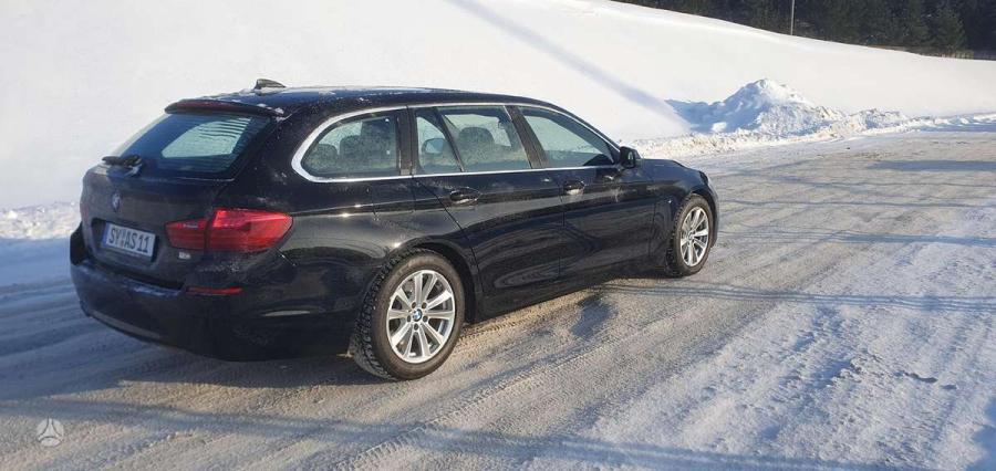 Melns BMW 520 2015 Viļņa, ar dzinēja tilpumu 2.00 L un nobraukumu 300 tūkst. km par 9100 €, foto 4 vietnē AUTOMOTO.COM.LV