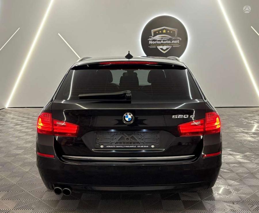 Black BMW 520 2015 in Marijampole, with an engine capacity of 2.00 L and mileage of 270 thousand km for 11750 €, photo 27 on AUTOMOTO.COM.LV