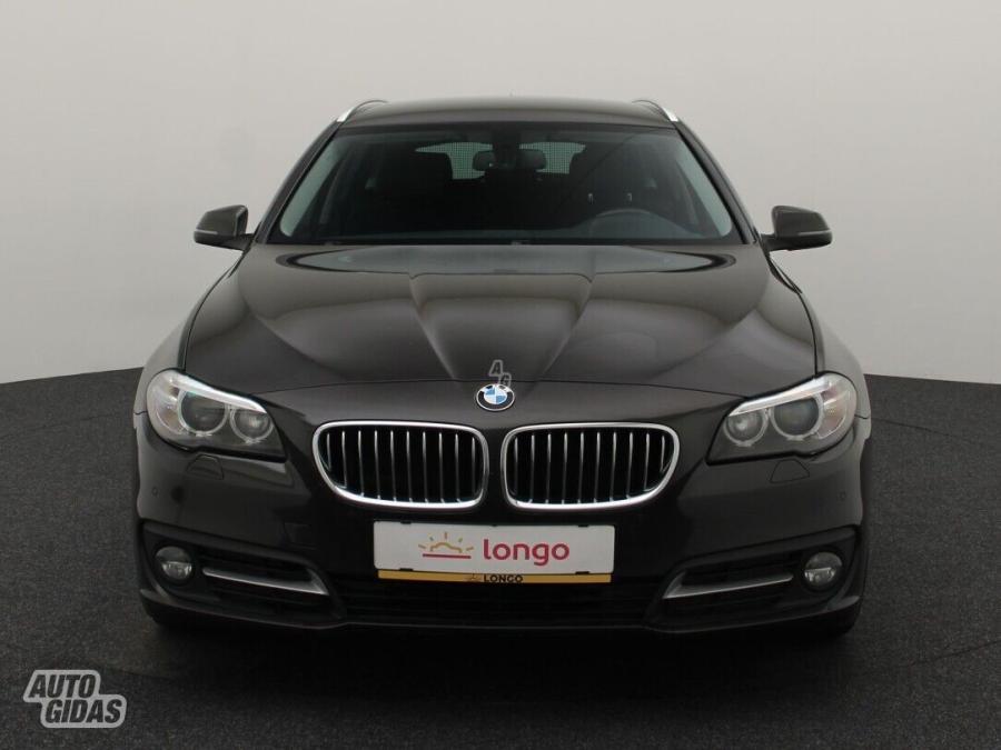 Black BMW 520 2015 in Vilnius, with an engine capacity of 2.00 L and mileage of 158 thousand km for 14899 €, photo 3 on AUTOMOTO.COM.LV