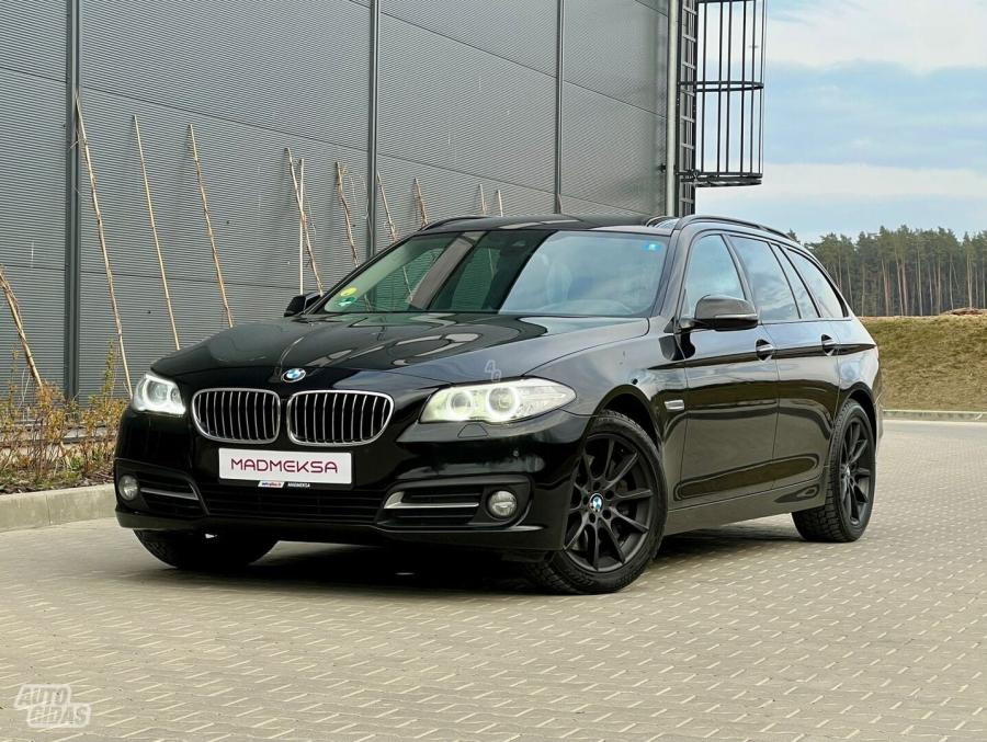 Melns BMW 520 2015 Viļņa, ar dzinēja tilpumu 2.00 L un nobraukumu 340 tūkst. km par 8850 €, foto 5 vietnē AUTOMOTO.COM.LV
