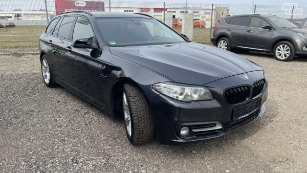 Black BMW 520 2015 in Marijampole, with an engine capacity of 2.00 L and mileage of 254 thousand km for 9500 €, photo 5 on AUTOMOTO.COM.LV