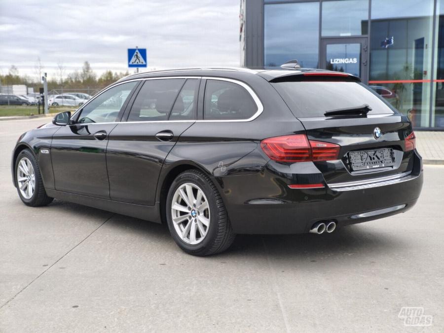 Black BMW 520 2015 in Siauliai, with an engine capacity of 2.00 L and mileage of 295 thousand km for 10500 €, photo 6 on AUTOMOTO.COM.LV