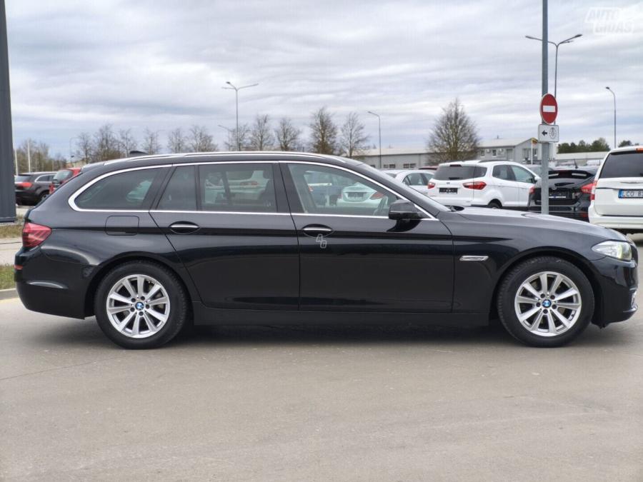 Black BMW 520 2015 in Siauliai, with an engine capacity of 2.00 L and mileage of 295 thousand km for 10500 €, photo 10 on AUTOMOTO.COM.LV