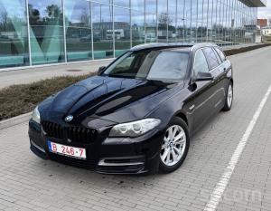Black BMW 520 2015 in Rezekne, with an engine capacity of 2.00 L and mileage of 288 thousand km for 9900 €, photo  on AUTOMOTO.COM.LV