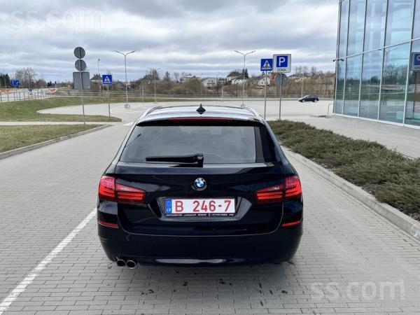 Black BMW 520 2015 in Rezekne, with an engine capacity of 2.00 L and mileage of 288 thousand km for 9900 €, photo 6 on AUTOMOTO.COM.LV