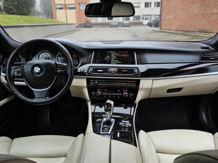 Melns BMW 520 2015 Rīga, ar dzinēja tilpumu 2.00 L un nobraukumu 315 tūkst. km par 11890 €, foto 19 vietnē AUTOMOTO.COM.LV