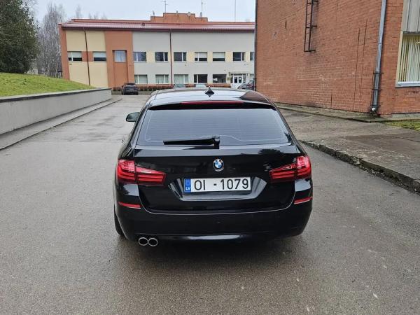 Black BMW 520 2015 in Jekabpils, with an engine capacity of 2.00 L and mileage of 315 thousand km for 11890 €, photo 5 on AUTOMOTO.COM.LV