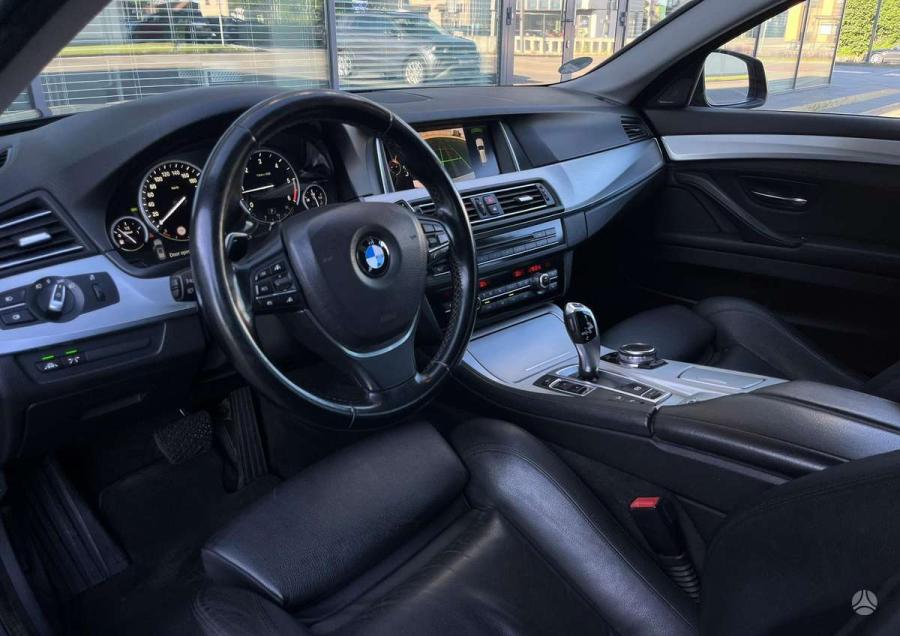 Melns BMW 520 2015 Kauņa, ar dzinēja tilpumu 2.00 L un nobraukumu 196 tūkst. km par 12500 €, foto 8 vietnē AUTOMOTO.COM.LV