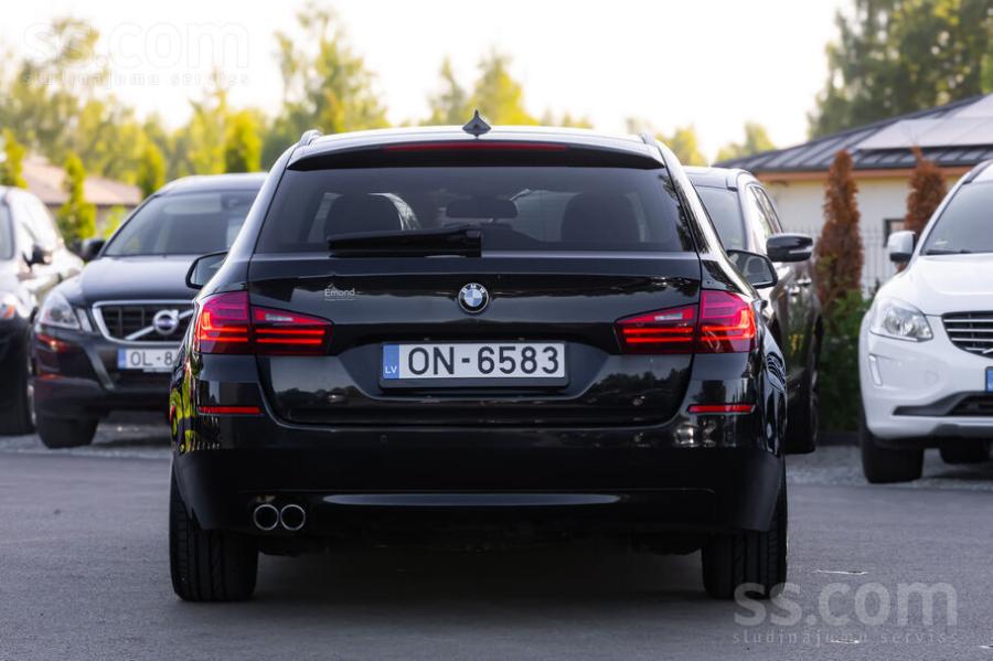 Melns BMW 520 2015 Jelgava, ar dzinēja tilpumu 2.00 L un nobraukumu 233 tūkst. km par 10200 €, foto 6 vietnē AUTOMOTO.COM.LV