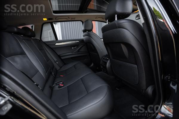 Black BMW 520 2015 in Jelgava, with an engine capacity of 2.00 L and mileage of 233 thousand km for 10200 €, photo 9 on AUTOMOTO.COM.LV