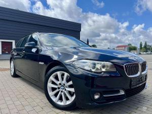 Melns BMW 520 2015 Kauņa, ar dzinēja tilpumu 2.00 L un nobraukumu 287 tūkst. km par 11290 €, foto  vietnē AUTOMOTO.COM.LV