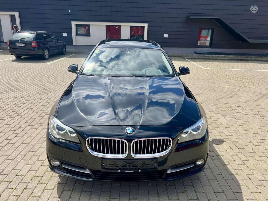 Melns BMW 520 2015 Kauņa, ar dzinēja tilpumu 2.00 L un nobraukumu 287 tūkst. km par 11290 €, foto 7 vietnē AUTOMOTO.COM.LV
