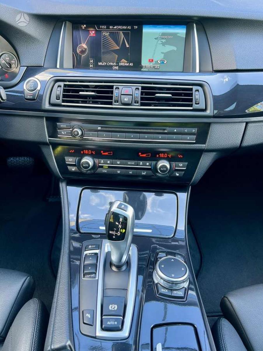 Melns BMW 520 2015 Kauņa, ar dzinēja tilpumu 2.00 L un nobraukumu 287 tūkst. km par 11290 €, foto 21 vietnē AUTOMOTO.COM.LV