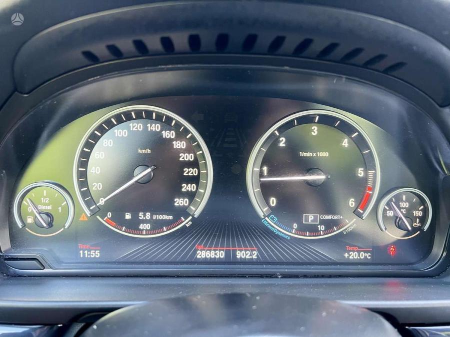 Melns BMW 520 2015 Kauņa, ar dzinēja tilpumu 2.00 L un nobraukumu 287 tūkst. km par 11290 €, foto 32 vietnē AUTOMOTO.COM.LV