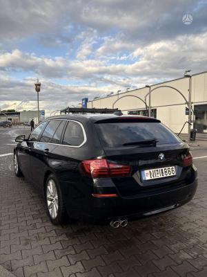 Black BMW 520 2015 in Kaunas, with an engine capacity of 2.00 L and mileage of 381 thousand km for 11300 €, photo 3 on AUTOMOTO.COM.LV