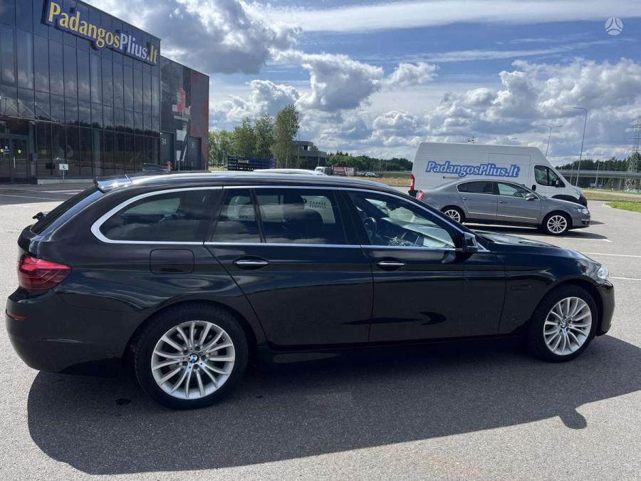 Melns BMW 520 2015 Kauņa, ar dzinēja tilpumu 2.00 L un nobraukumu 268 tūkst. km par 9200 €, foto 5 vietnē AUTOMOTO.COM.LV
