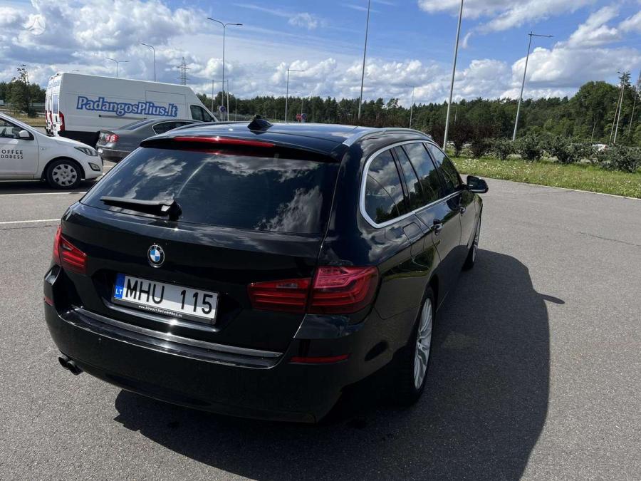 Melns BMW 520 2015 Kauņa, ar dzinēja tilpumu 2.00 L un nobraukumu 268 tūkst. km par 9200 €, foto 6 vietnē AUTOMOTO.COM.LV
