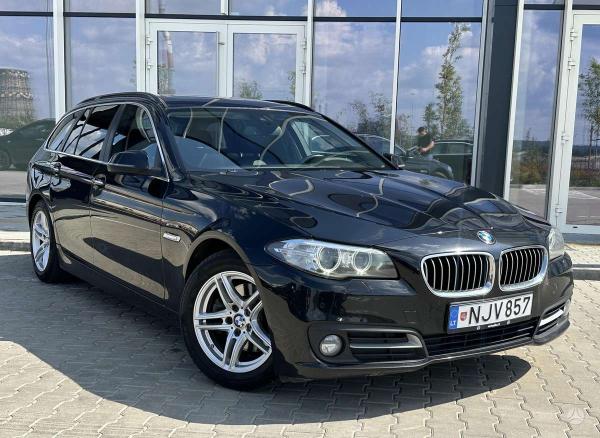 Melns BMW 520 2015 Viļņa, ar dzinēja tilpumu 2.00 L un nobraukumu 351 tūkst. km par 9700 €, foto 1 vietnē AUTOMOTO.COM.LV