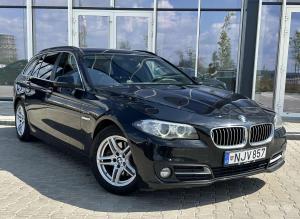 Black BMW 520 2015 in Vilnius, with an engine capacity of 2.00 L and mileage of 351 thousand km for 9700 €, photo  on AUTOMOTO.COM.LV